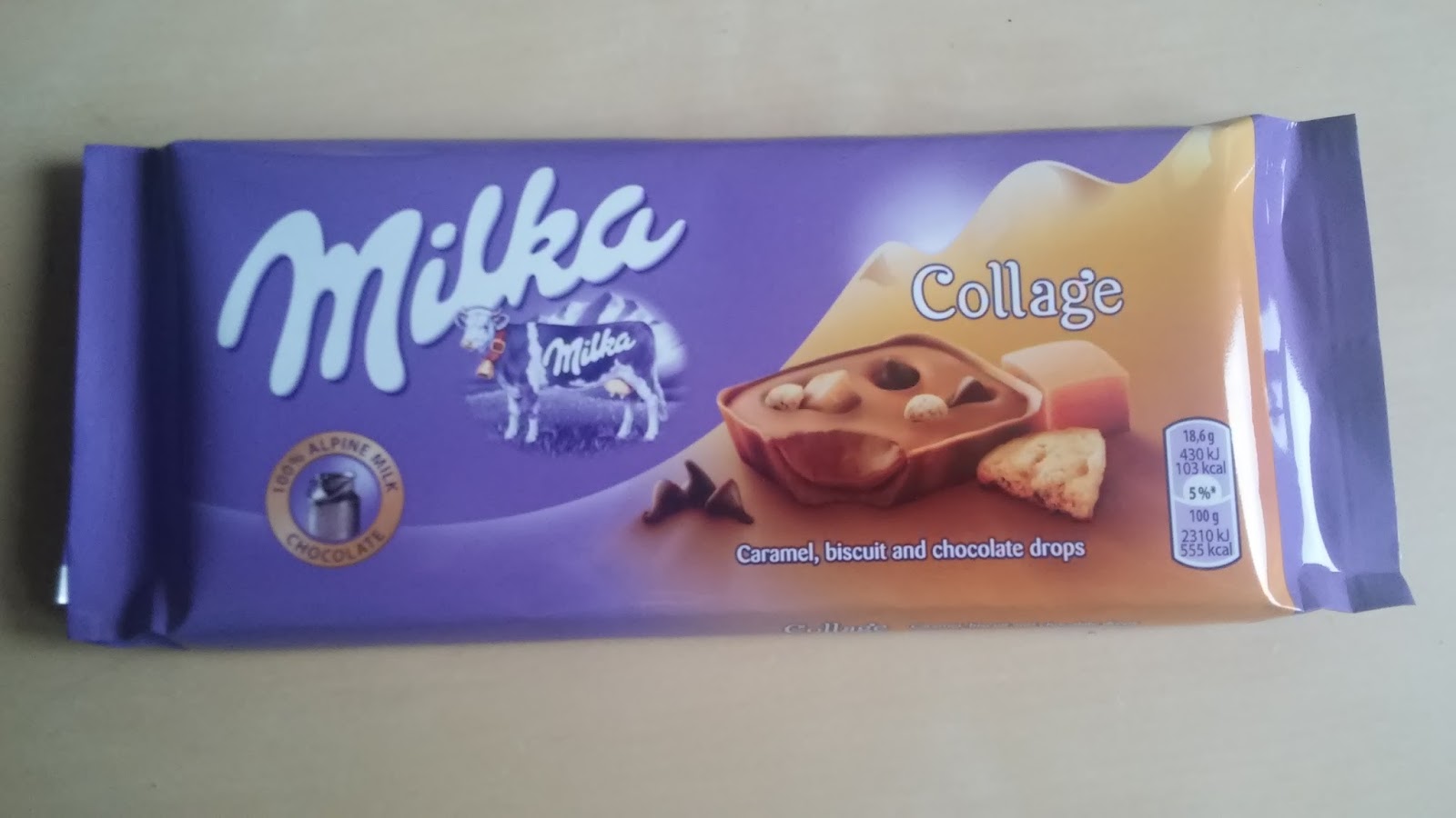 Kraina Kaczek w Czekoladzie: Milka, Collage - caramel, biscuit ...