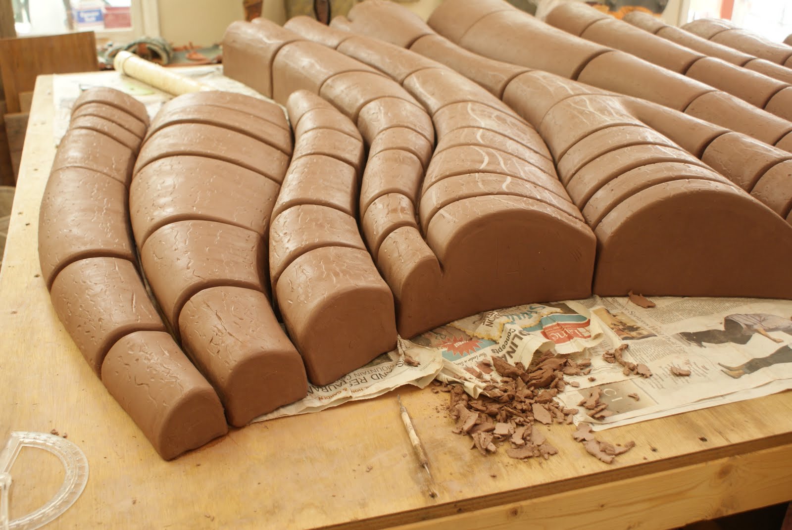 Alex Irvine Ceramics: The Odyssey Mural