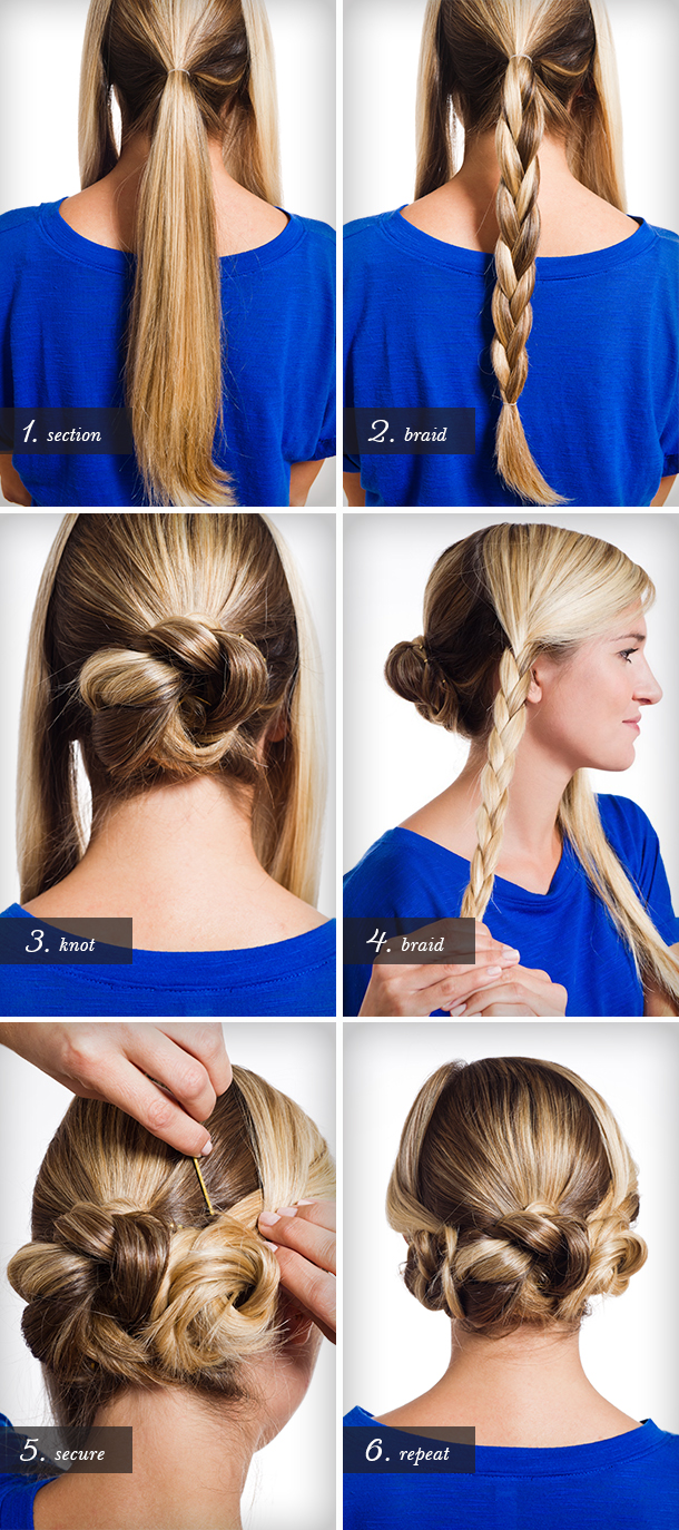 The Triple Braided Bun Hairstyle Tutorial - Style Hunt World