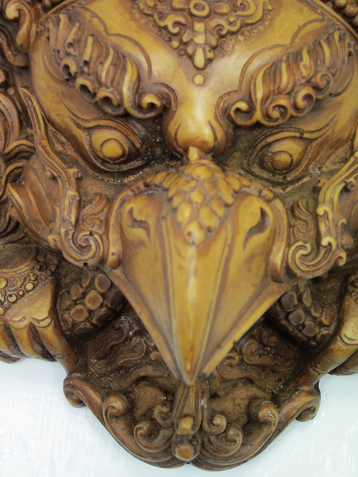 3 DIMENSIONAL GARUDA MASK BUDDHIST MYTHOLOGICAL FIGURE & DEVA FROM ...