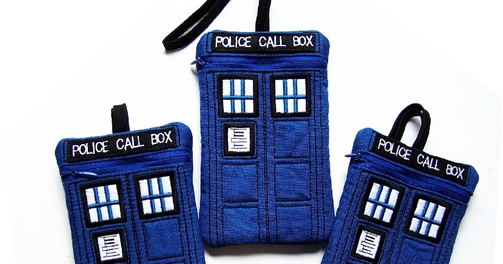 Be True Crafts: Police Call Box Bags