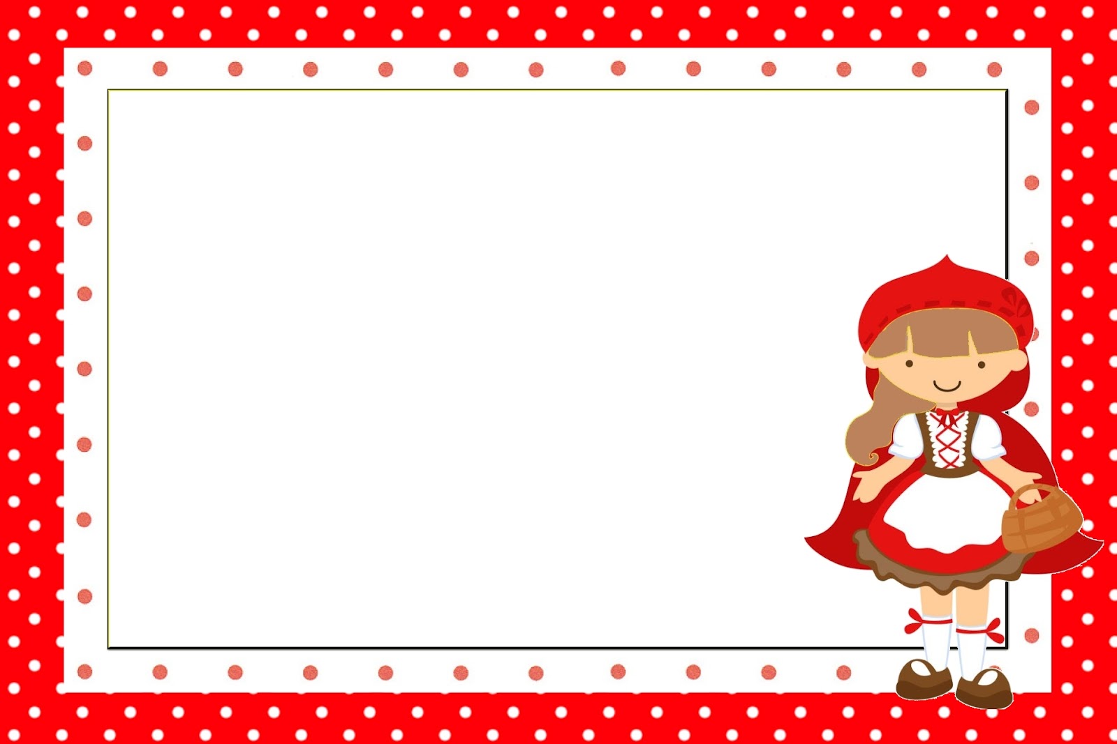 Little Red Riding Hood Party: Free Printable Invitations. - Oh My ...