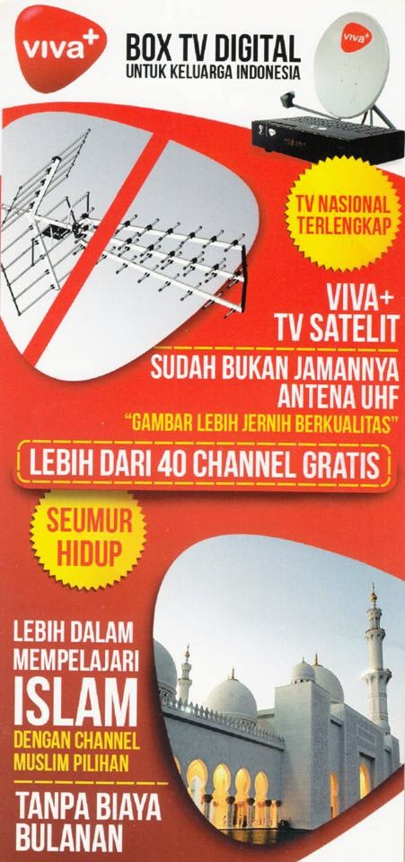 Parabola Mini TV Makkah Madinah, TV ISLAMI Surabaya, TV Rodja TV Insan ...