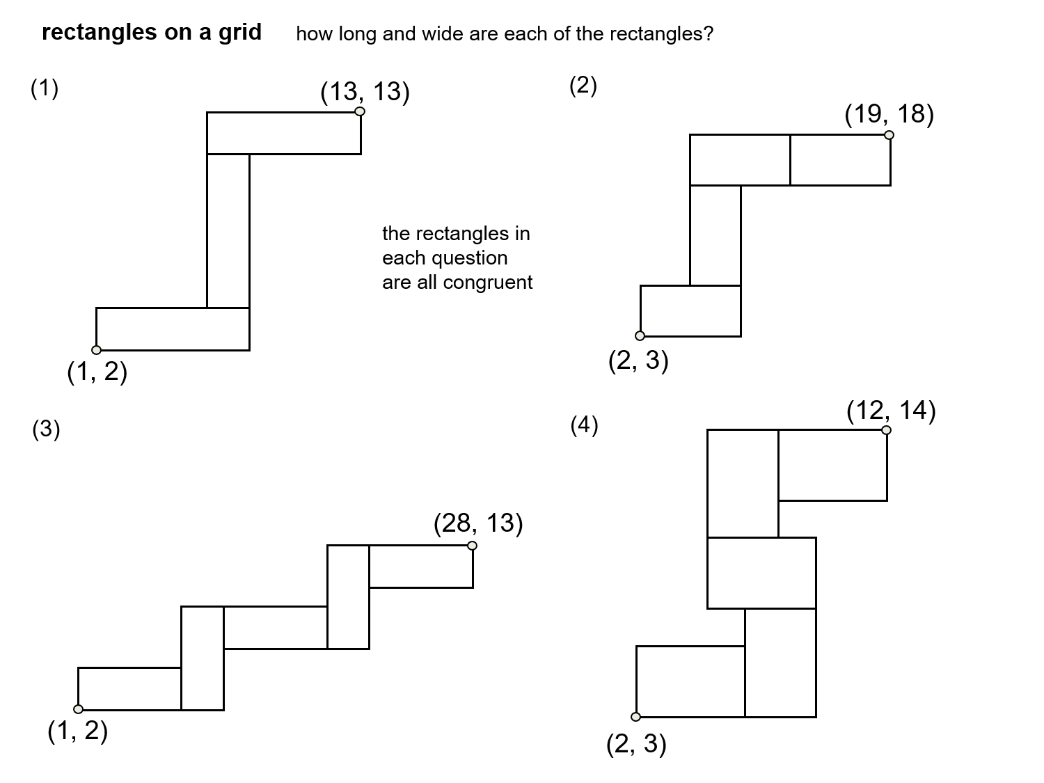 Median Don Steward Mathematics Teaching Rectangles On A Grid