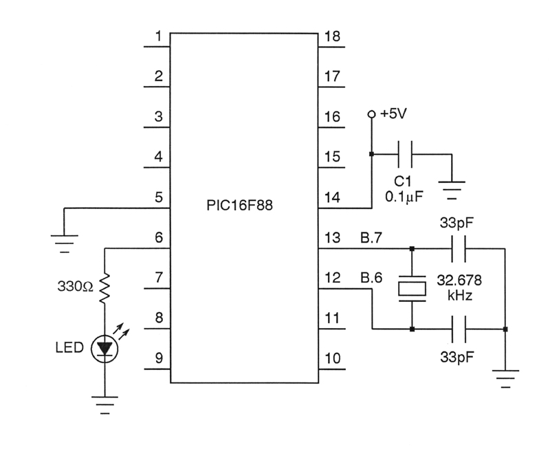 PIC Projects in Pascal: PIC Tutorial 1: PIC Clocks