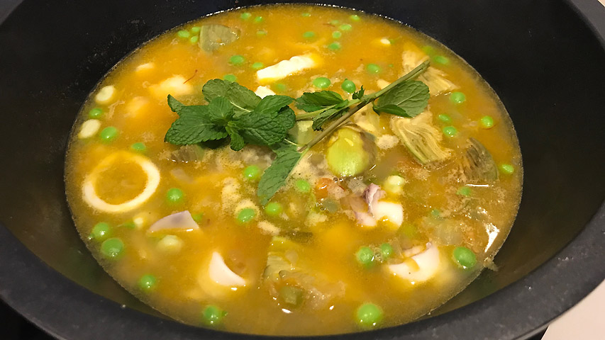 Cocina Muy Sencilla: CAZUELA DE FIDEOS CON PESCADO, MARISCO Y VERDURAS