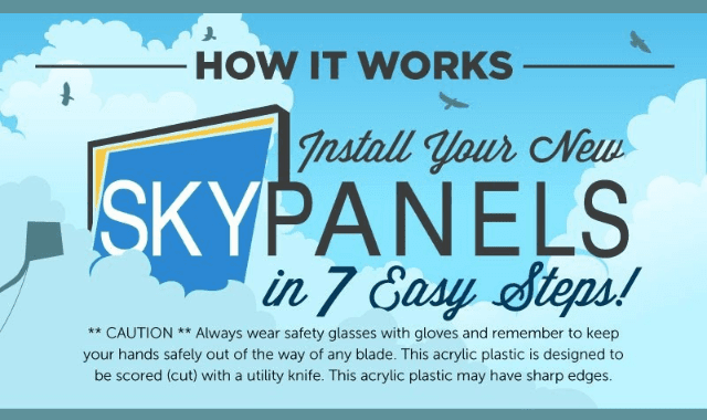 Install Your New Skypanels In 7 Easy Steps #Infographic - Visualistan