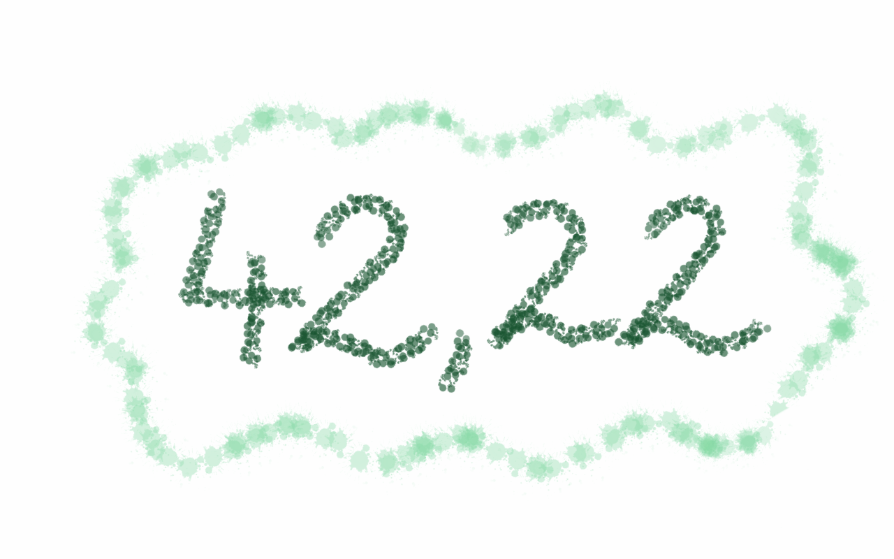 Hase läuft: Zahl der Woche "42,22"