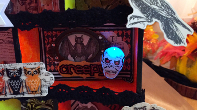 DIY Halloween Haunted House Shadowbox | Keep Calm and Craft On Blog