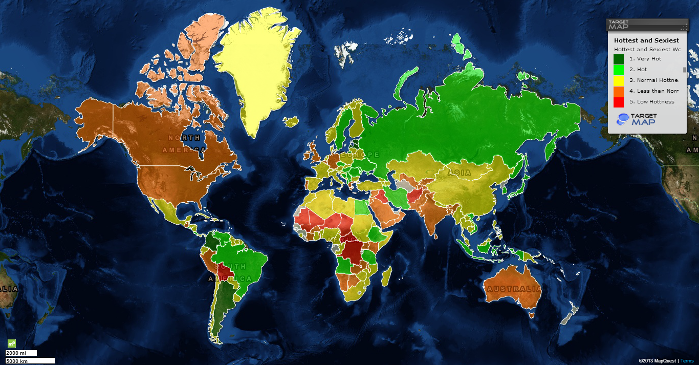 No me lo puedo ni de creer: El mapa con los países que tienen a las ...
