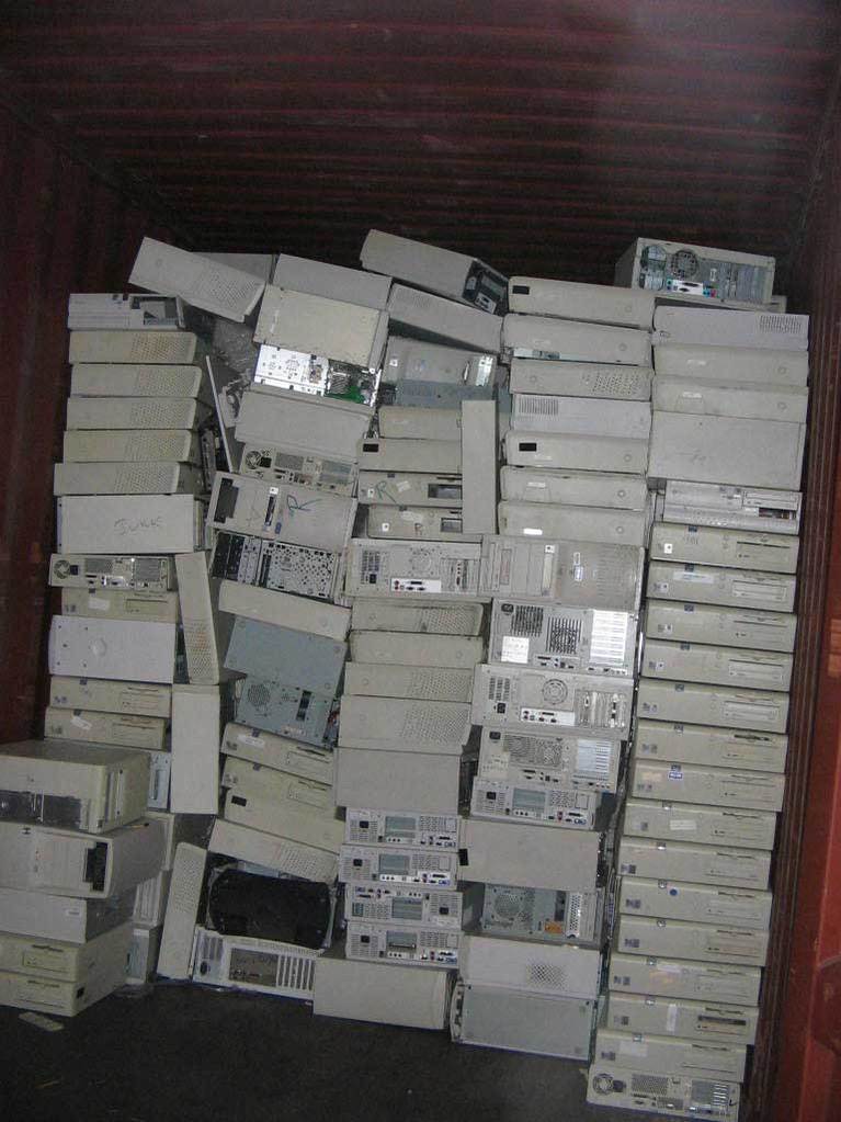 second end computer scrap