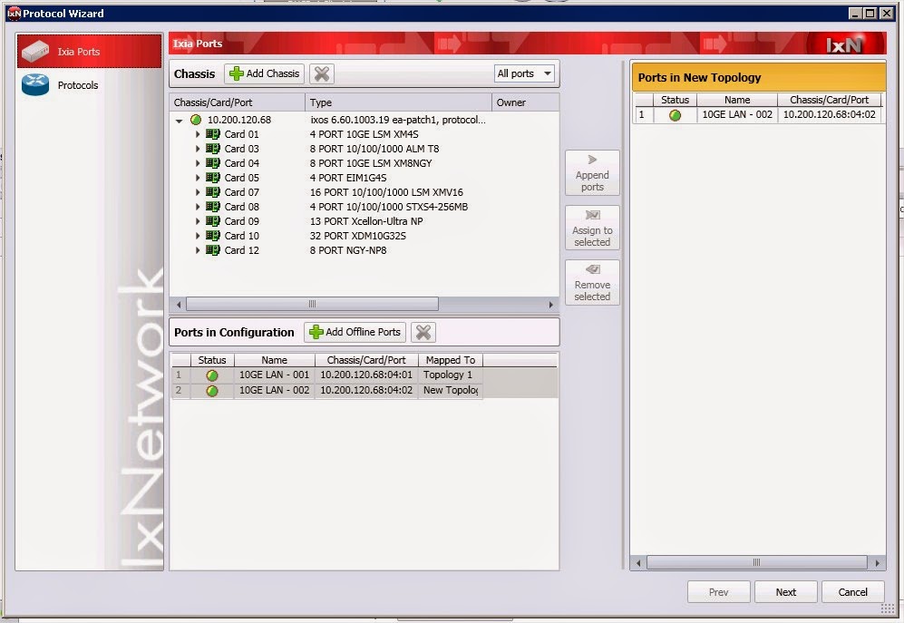 How to IxNetwork: IxNetwork NGPF: DHCP example configuration with traffic