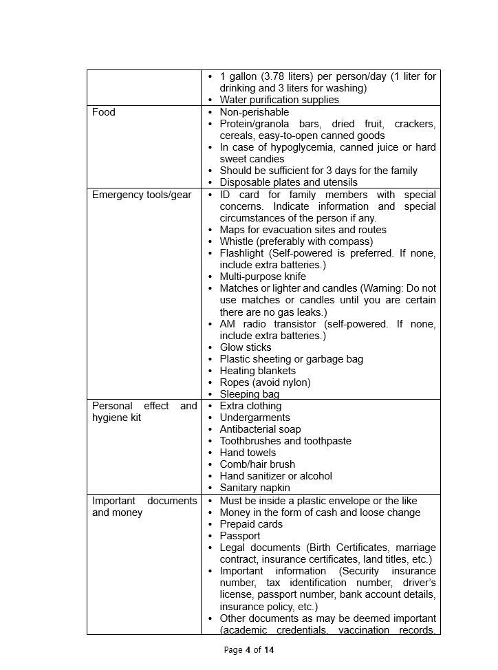 War Contingency Plan of Philippine Embassy in Seoul | PinoySeoul.com