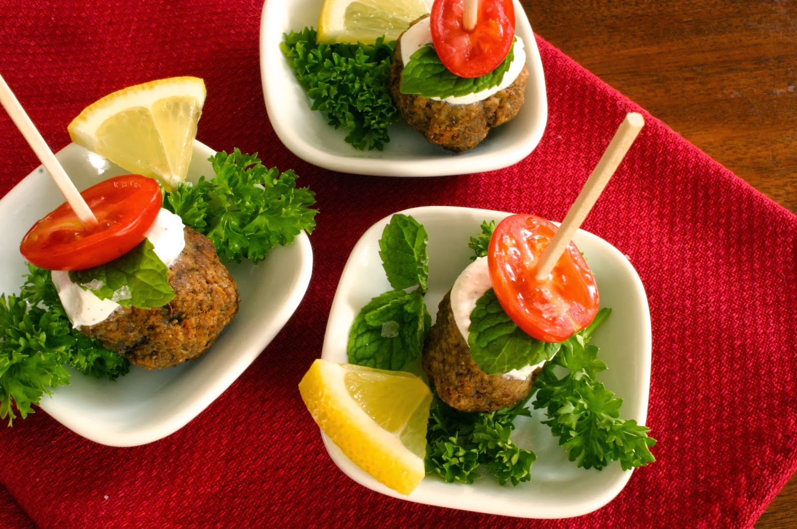 All Our Fingers in the Pie: Lentil Falafel Appetizer