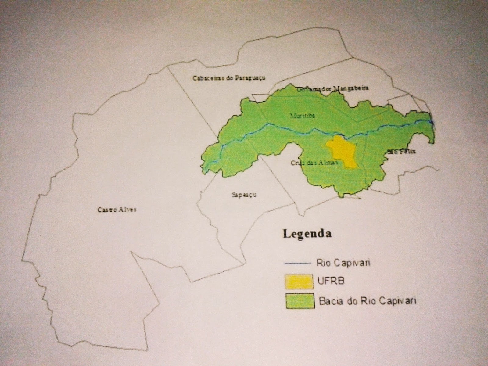 Projeto Rio Capivari - Ba: Bacia do Rio Capivari