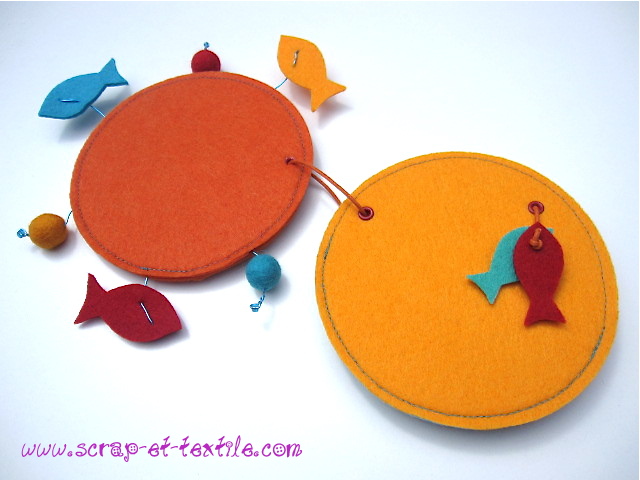 scrap et textile : ancienne boutique et blog: LA RONDE DES POISSONS