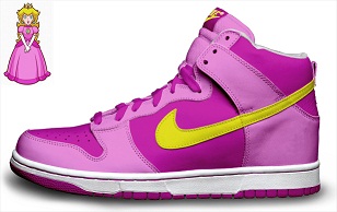 Colorful Nike Super Mario Shoes Series Character Dunk | Rainbow nike ...