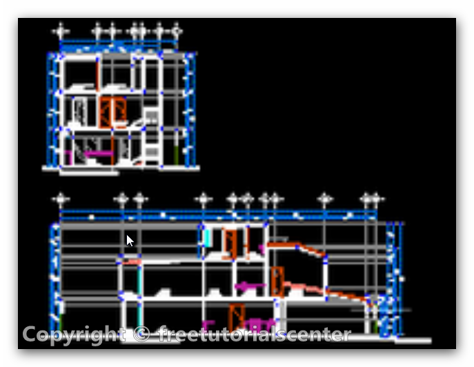 Modern House Plan Dwg