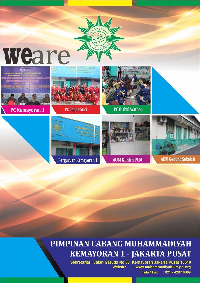 Desain Cover Belakang LPJ Musyawarah Cabang (MUSCAB) Muhammadiyah