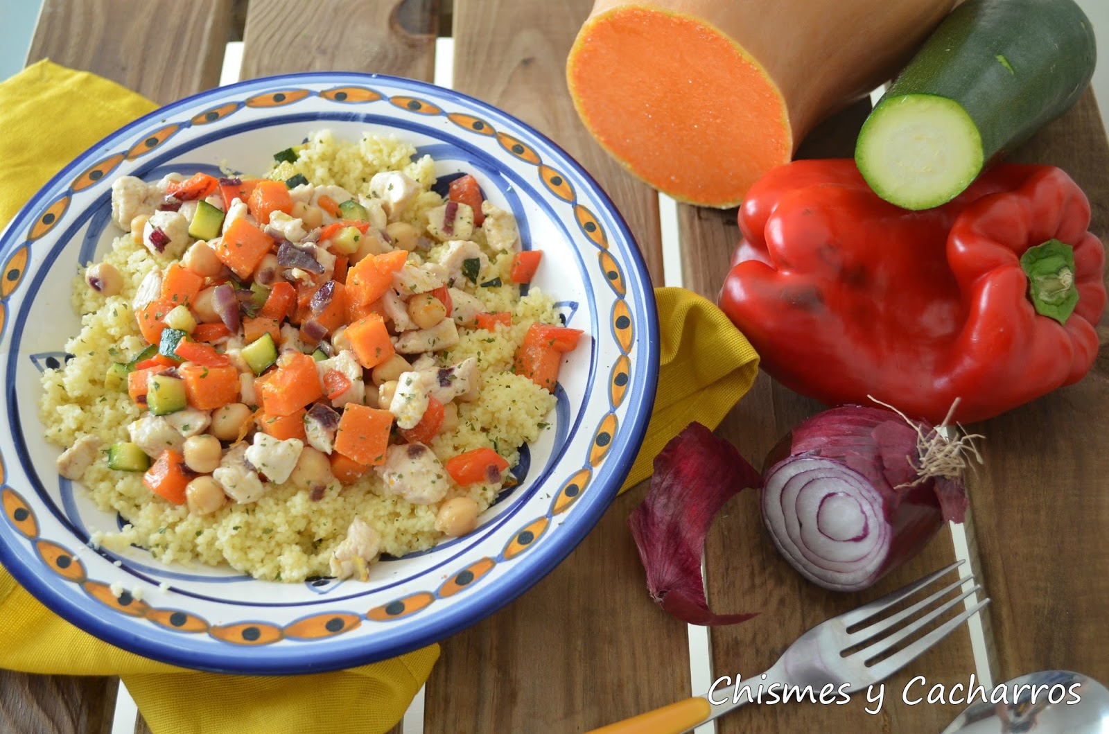 Cuscus con Verduras de Temporada - Chismes y Cacharros