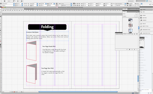 Design Practice: Design for Print// Folds