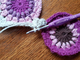 The Patchwork Heart: Continuous Join As You Go With Circles Tutorial