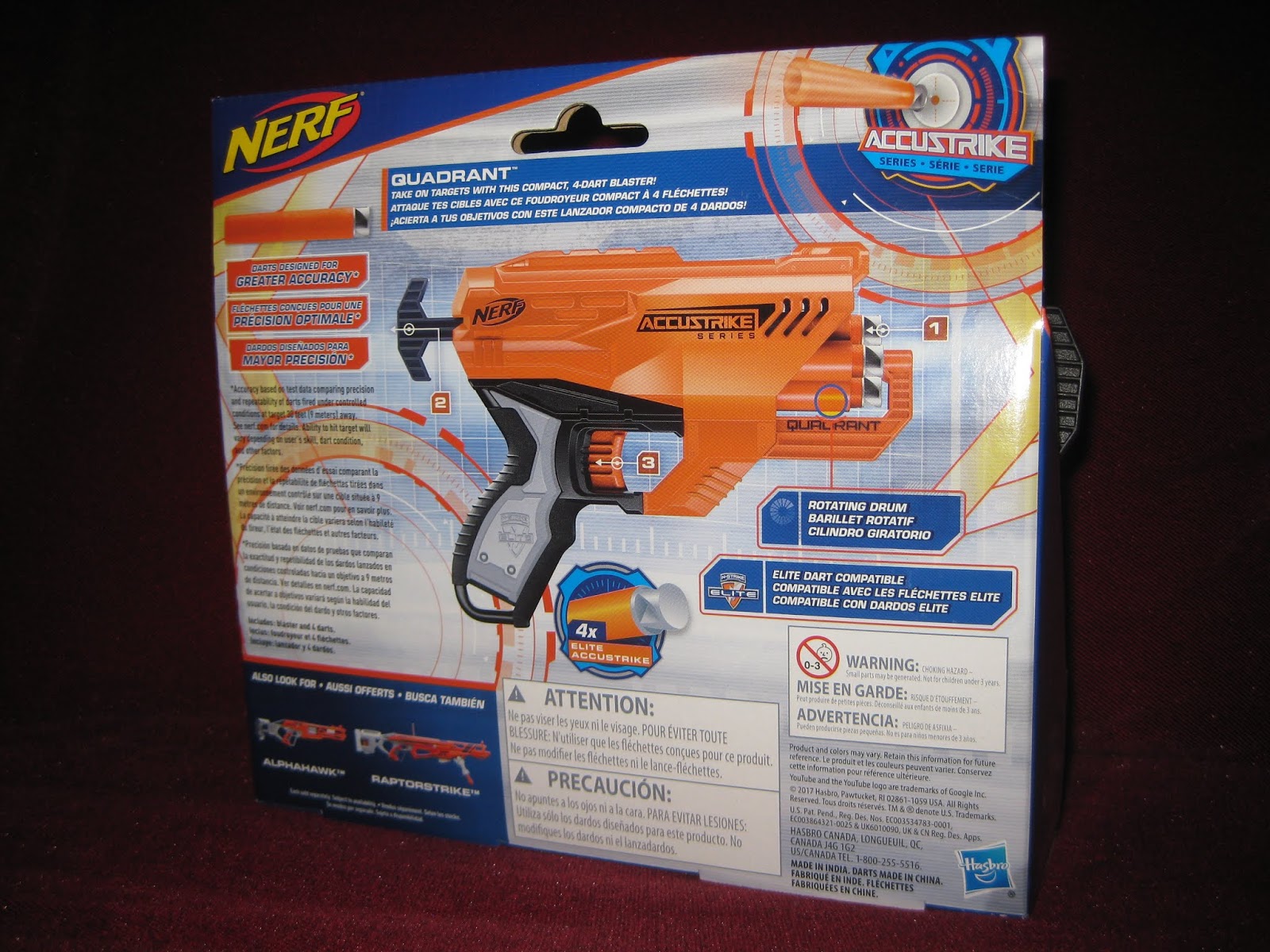 deSMOnd Collection: Hasbro Nerf "Quadrant" Accustrike Series