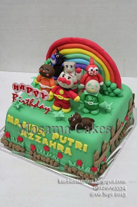 Masama Cakes: Anpanman Themed Birthday Cake For Zahra....
