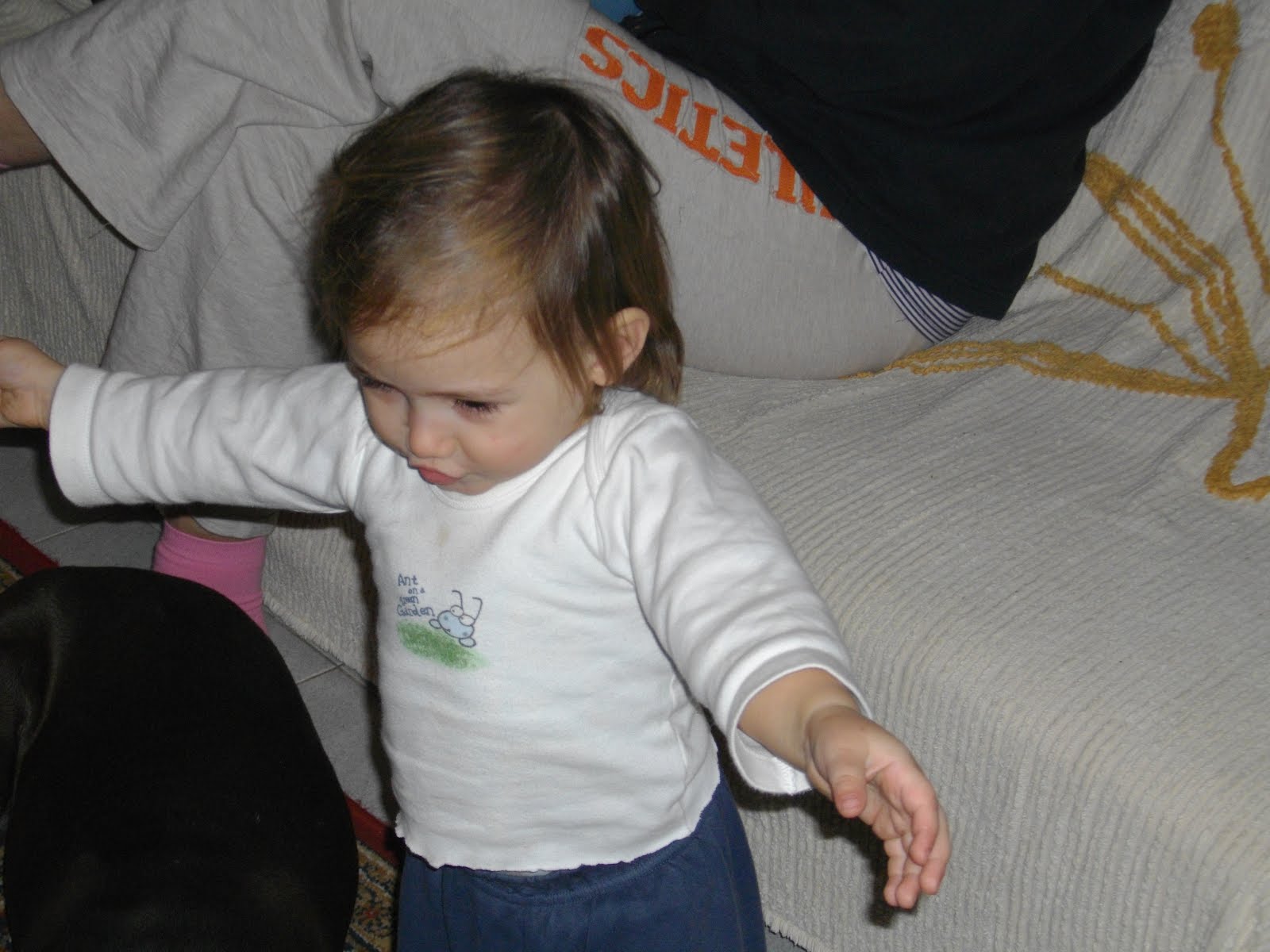 Giuliano Stroe: little Stroe brother with grandmother