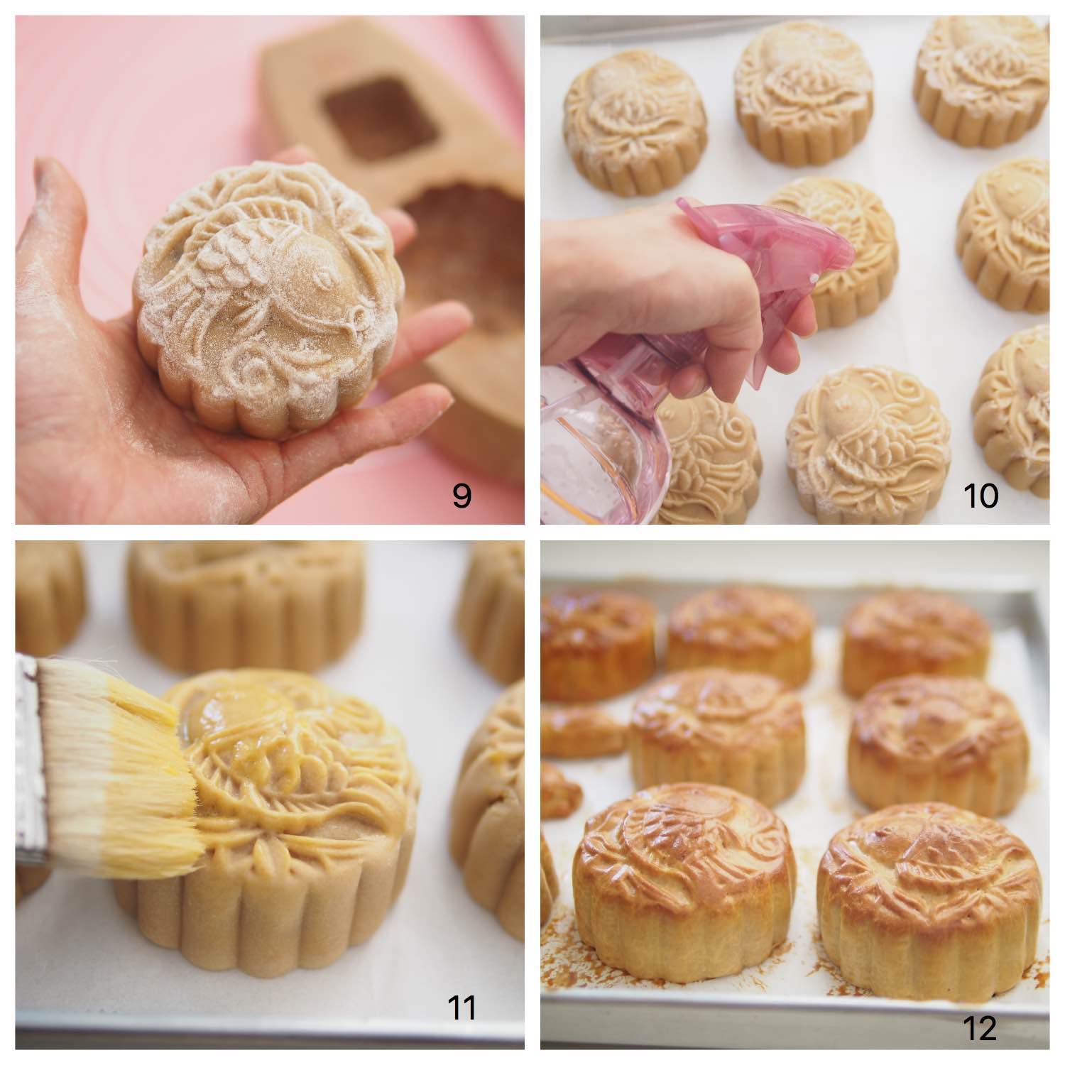 Five Nuts Mooncake with XO Sauce - BAKE WITH PAWS