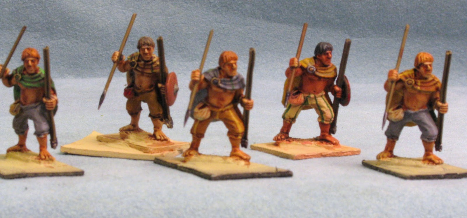 Of Metal Men: Dark Age Irish -- The Irishmen are all painted!