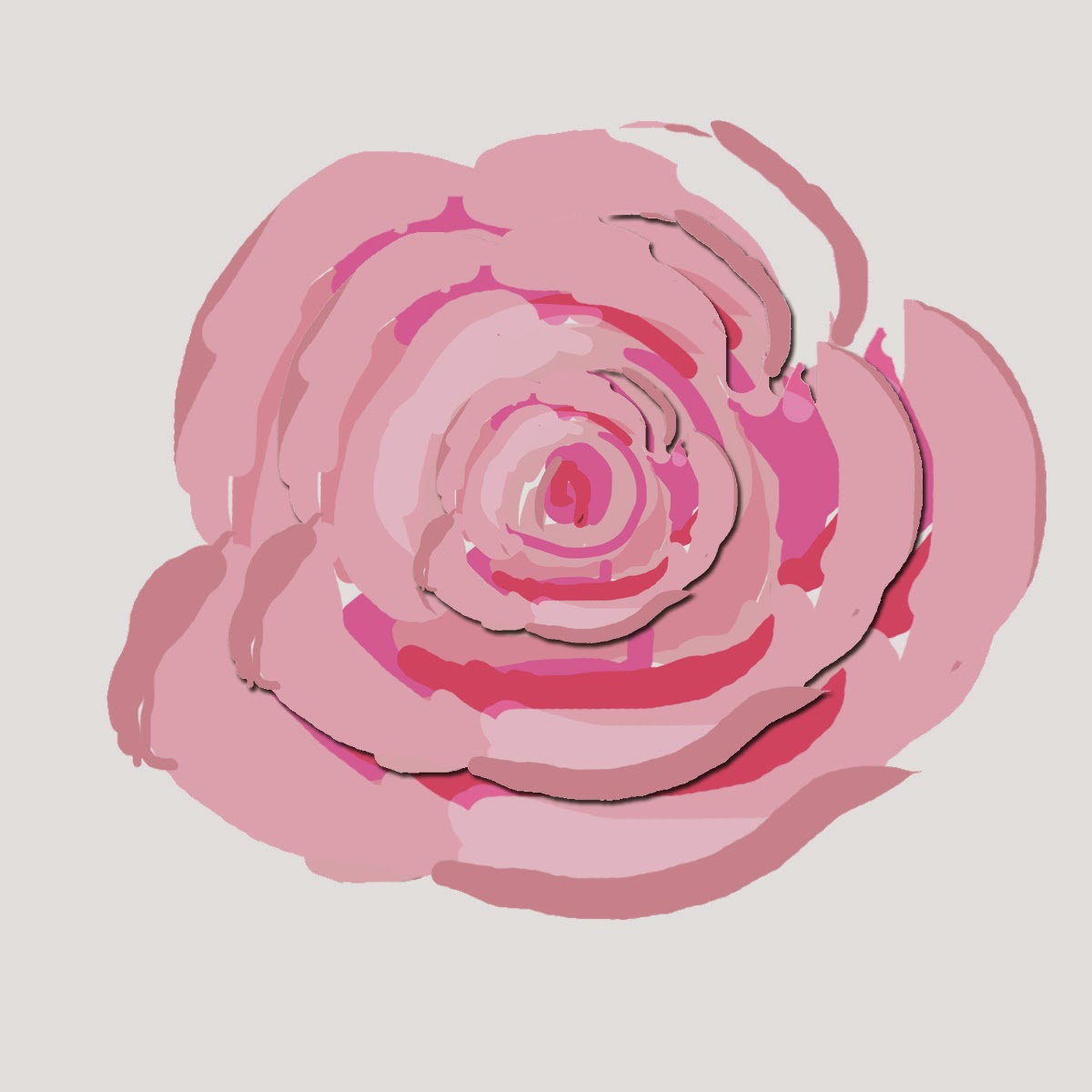 A SCRAPBOOK OF INSPIRATION: Painting Pink Cabbage Roses