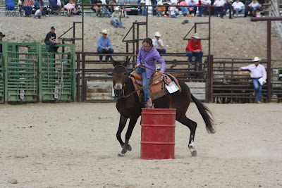 PairADice Mules: Barrel Racing at Jake Clark Mule Days