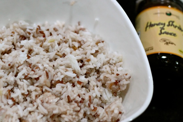 My Mom-Friday: Foodie Friday: Honey Bagoong Fried Rice