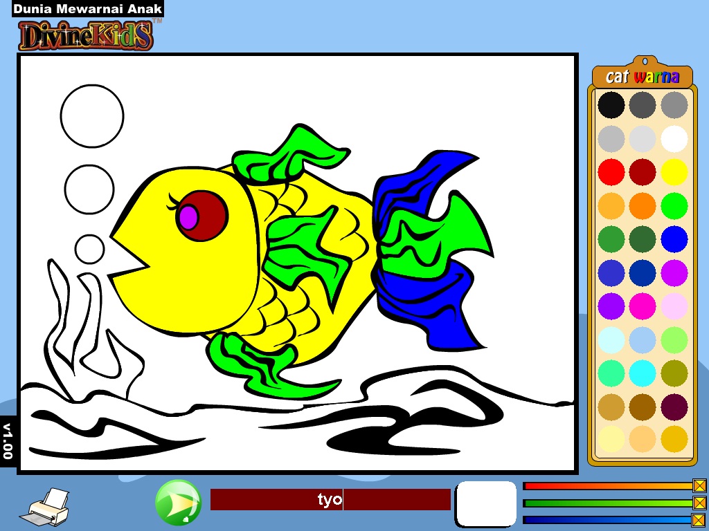 Game Berhitung, Menggambar, Mewarnai dan Puzzle ( Game Pc ) ~ Sticky Notes