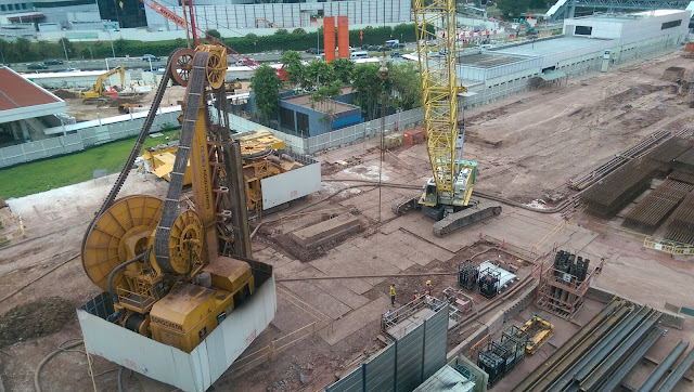 Thomson Line Construction: Outram Park D-walls (II)