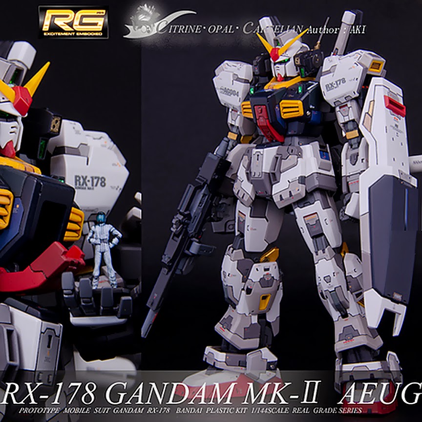 GUNDAM GUY: RG 1/144 Gundam Mk-II AEUG - Customized Build