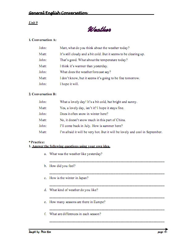 Unlimited Thinking: General English conversation4 ...