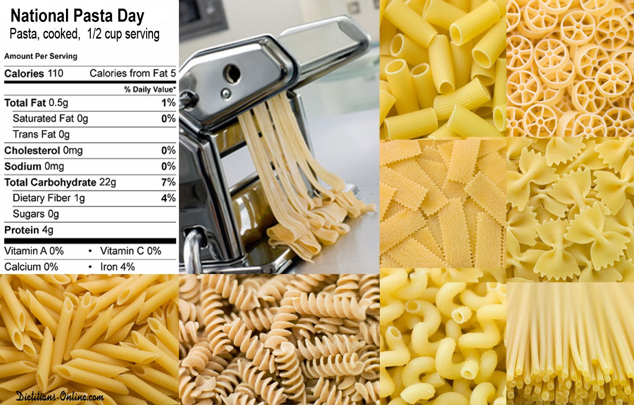 Dietitians Online Blog: National Pasta Day