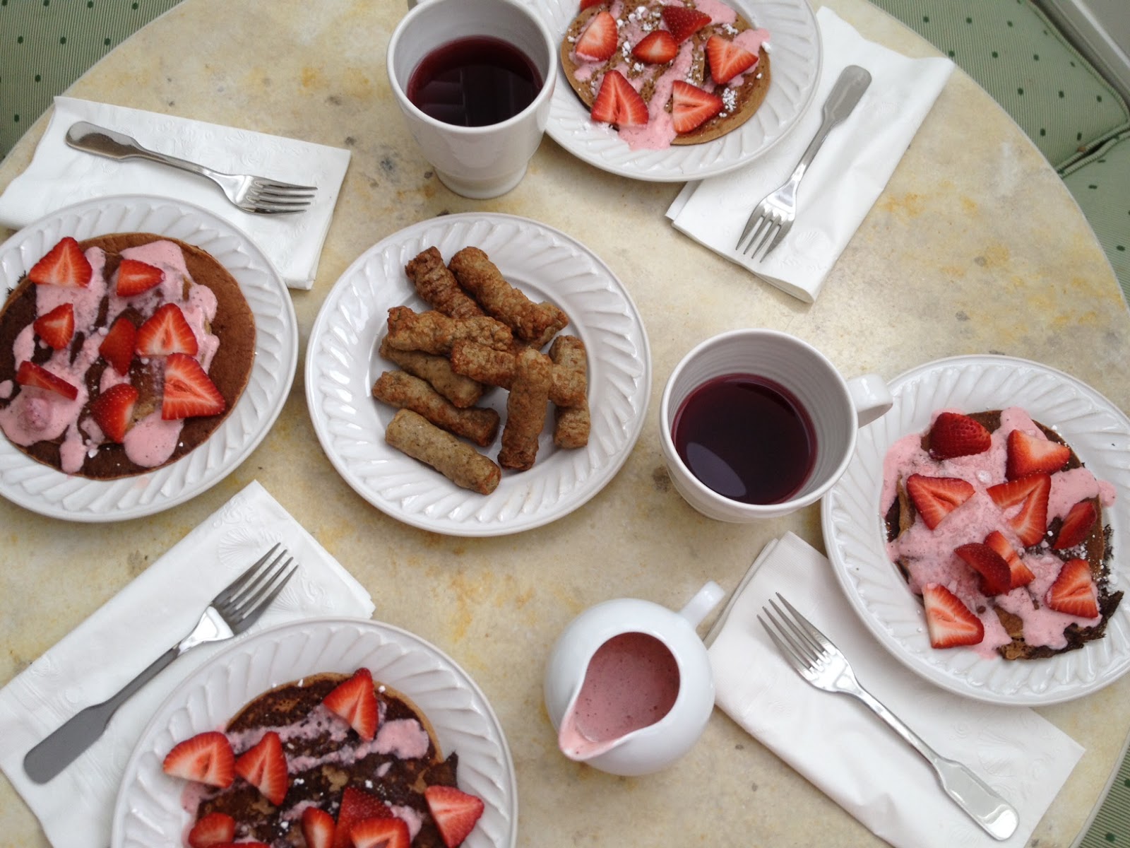 The Full Plate Blog: red breakfast for Valentine's (or cozy snow days ...