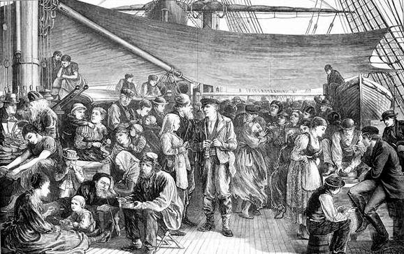 Dawlish Chronicles : Steerage-passenger conditions in the 1880s