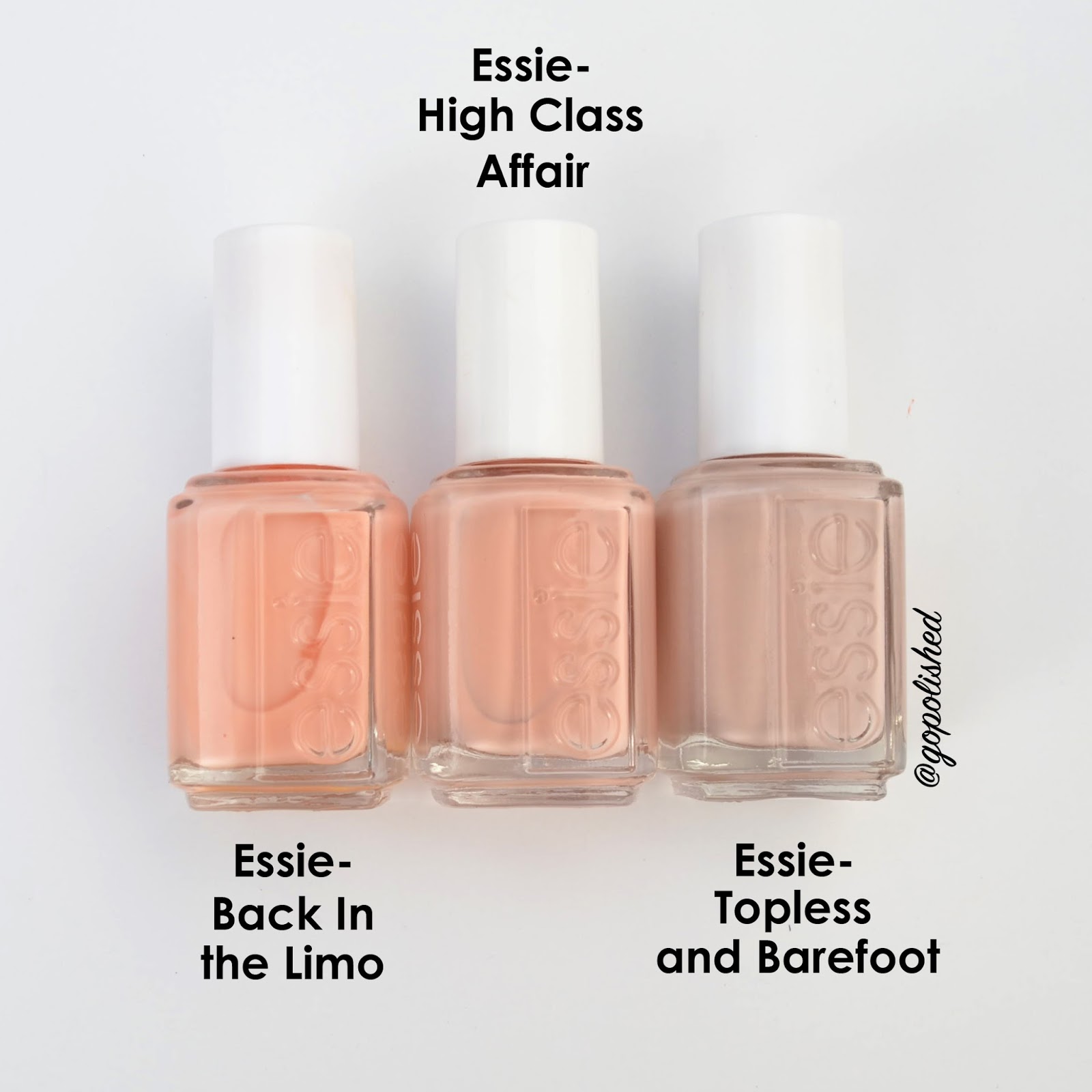 Go Polished: Essie 2016 Spring Collection Comparsions!!