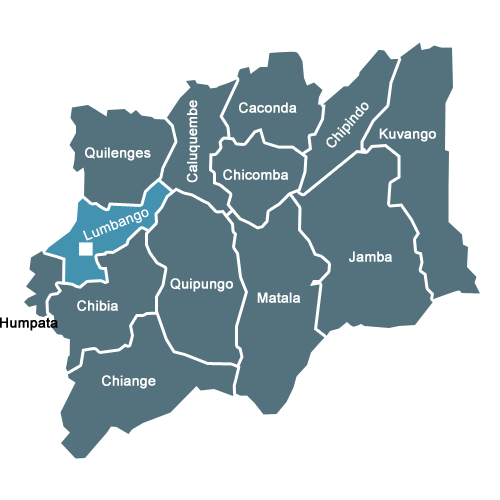 Mapa Da Cidade Do Huambo Angola