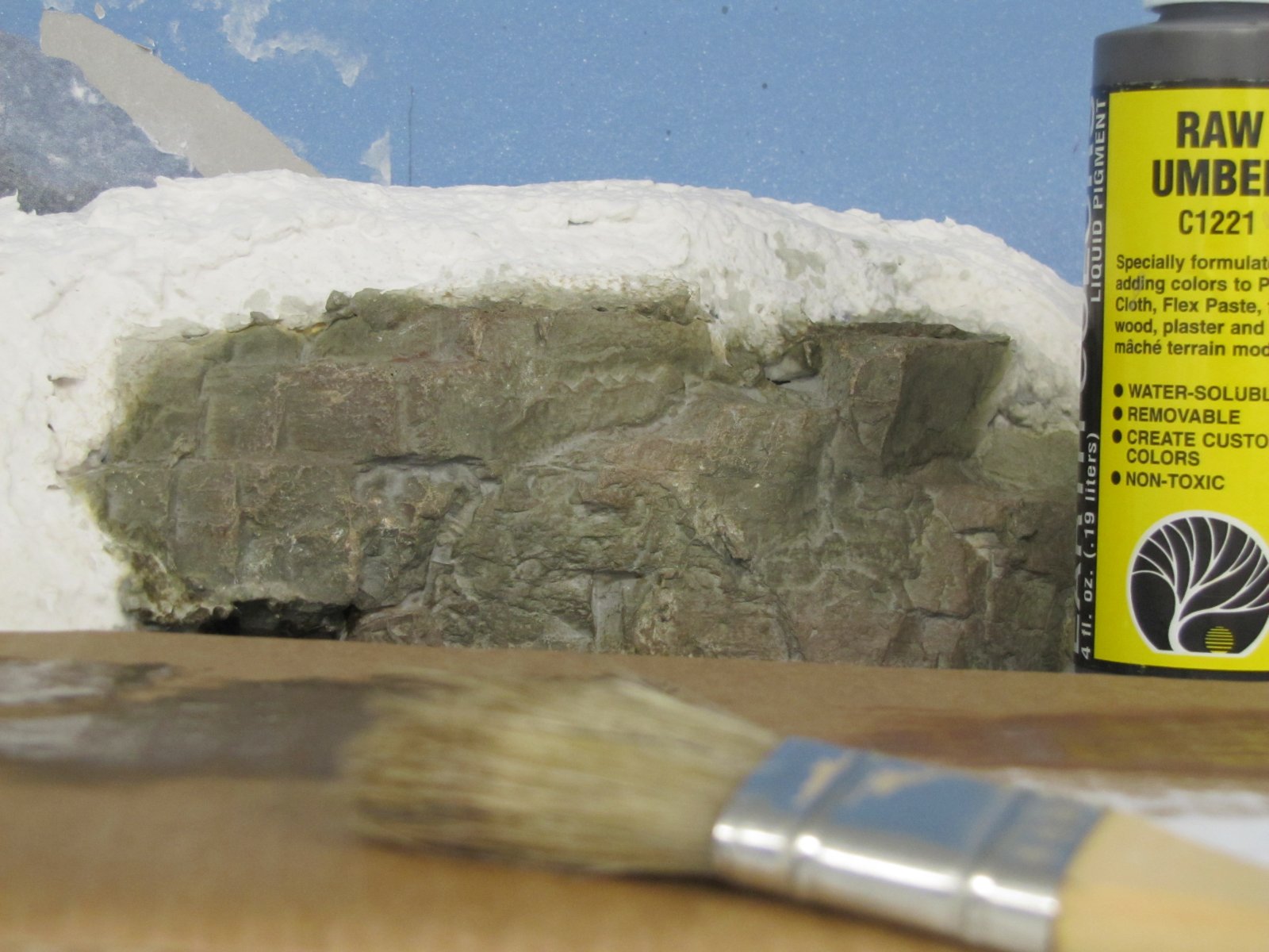 Ed's Retirement Railroad: Rock Finishing