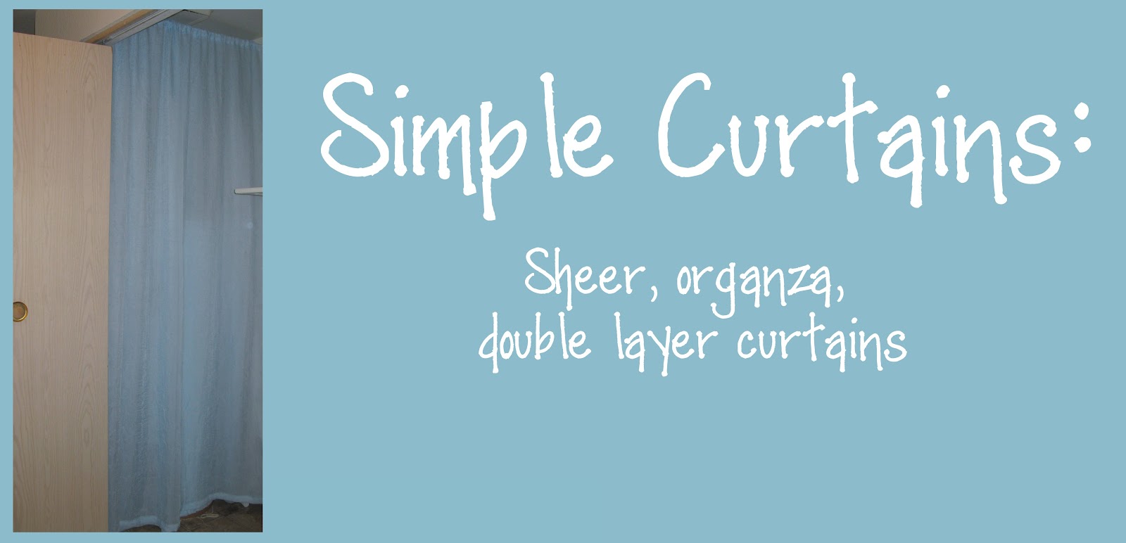 Miss Repurpose: Simple Curtains