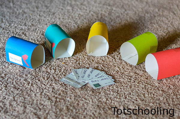 Mailbox Word Families Kindergarten Activity | Totschooling - Toddler ...