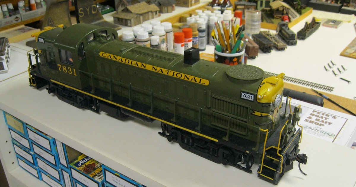 Garden Railroading: My CN RS3 Gets Weathered By Chris