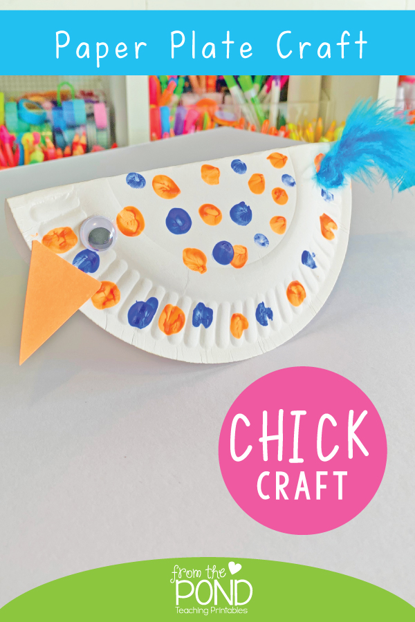 Paper Plate Bird Craft | From the Pond