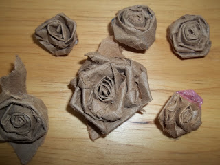 Fulfilling the Heart..Cultivate Life in Joy: 'Paper Roses' Recycled ...