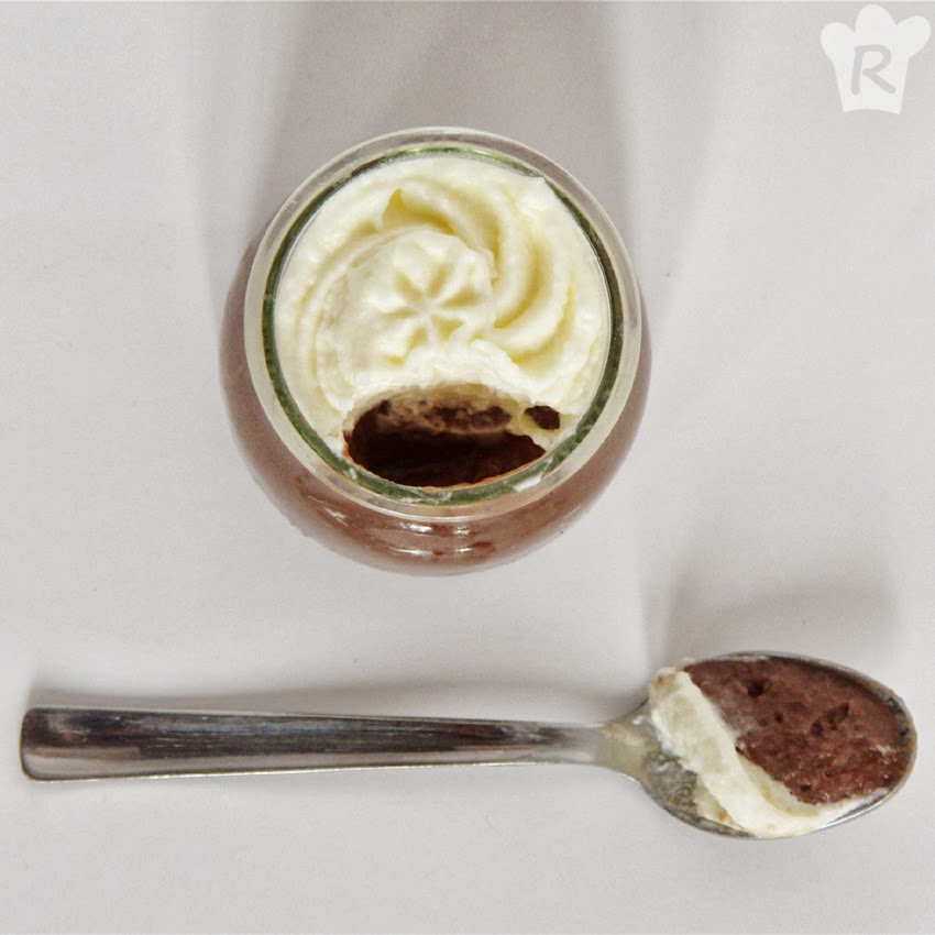 La cocina de Rebeca: Copas de nata y chocolate caseras